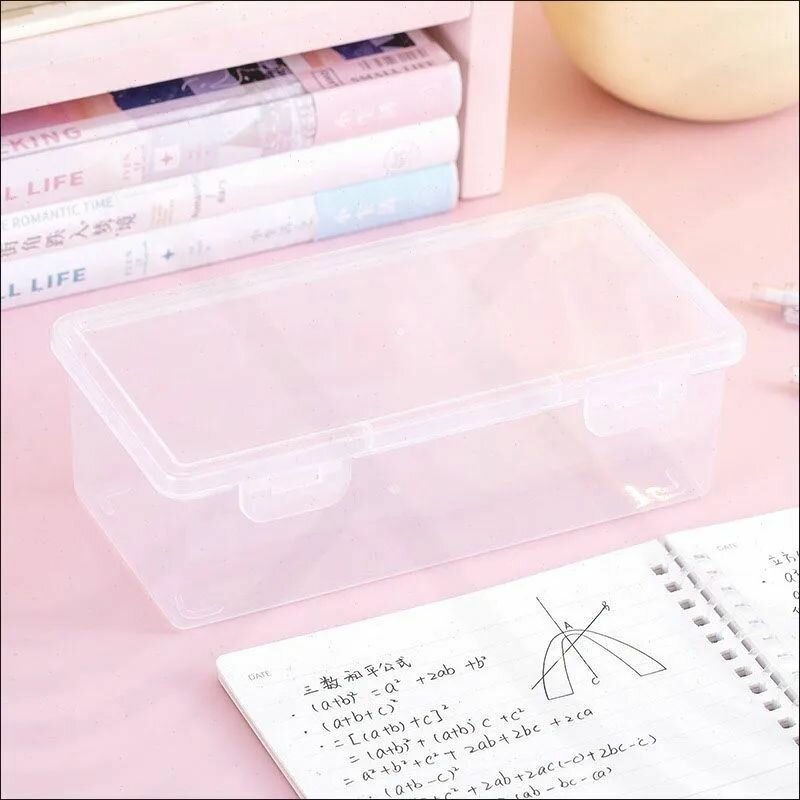 Прозрачная коробка для карандашей, пенал