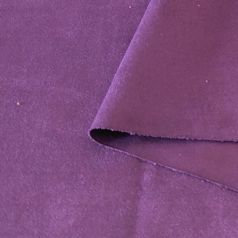 Синтетическая замшевая ткань 100% полиэстер 1,65 м шириной Фиолетовый, Purple 40