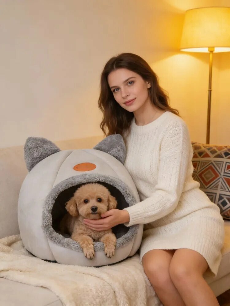 Домик для животных, для кошек, собак, прочный, удобный, 400x400х350 мм