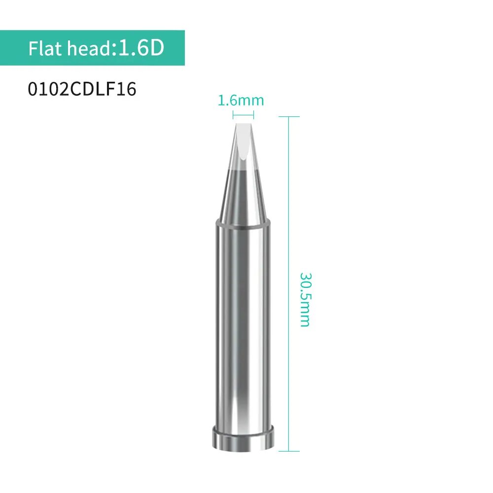 Паяльная головка 0102CDLF16 Flat head 1.6D