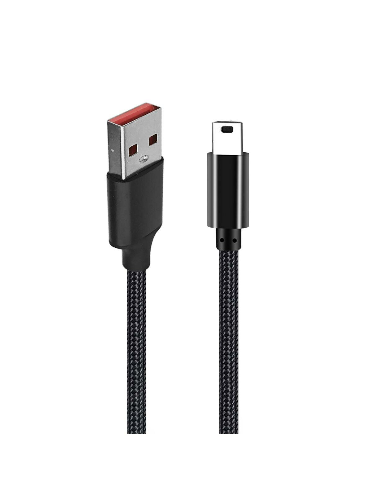 Длинный кабель Mini USB 2.0, кабель для зарядки для эффективной зарядки и передачи данных