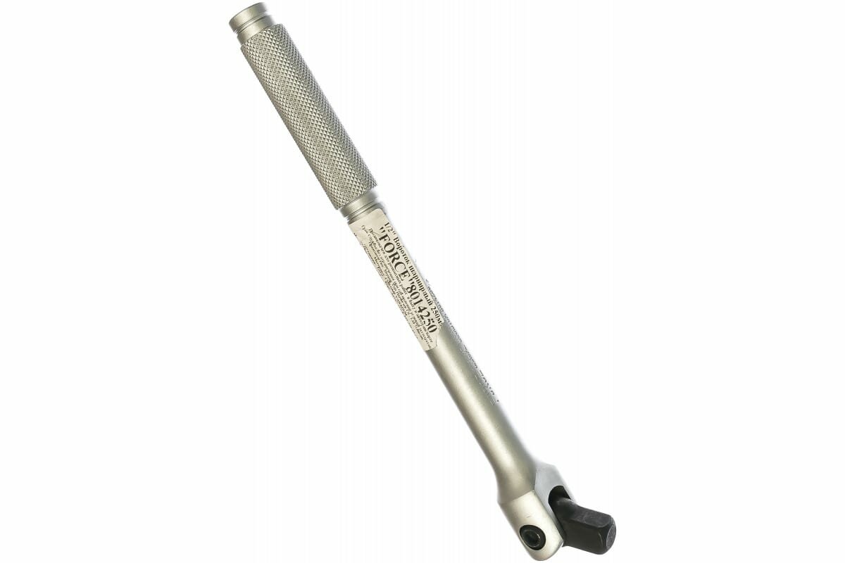 FORCE Вороток с шарниром 250 мм, 1/2 дюйма, профессиональная карданная головка, код 8014250