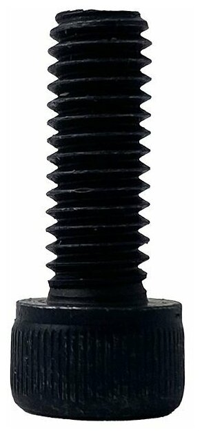 Винт DIN912 М8х16 с цилиндрической головкой, высокопрочный, оксидированный, черный. Шаг резьбы 1,25мм. Кл. пр. 12,9. 5шт