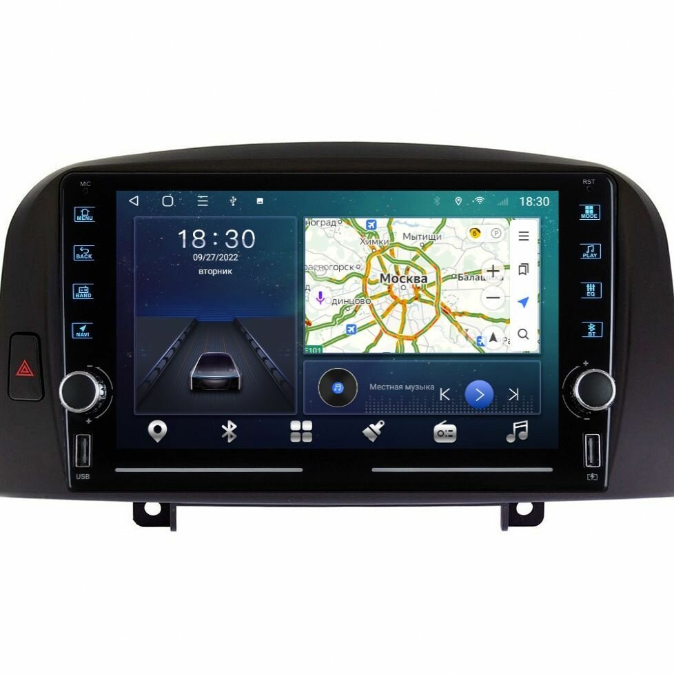 Магнитола R320 Hyundai Sonata 5 (NF) 2004-2007 с Android 13 - 8 ядер - 3+32Gb - CarPlay - 4G(Sim)