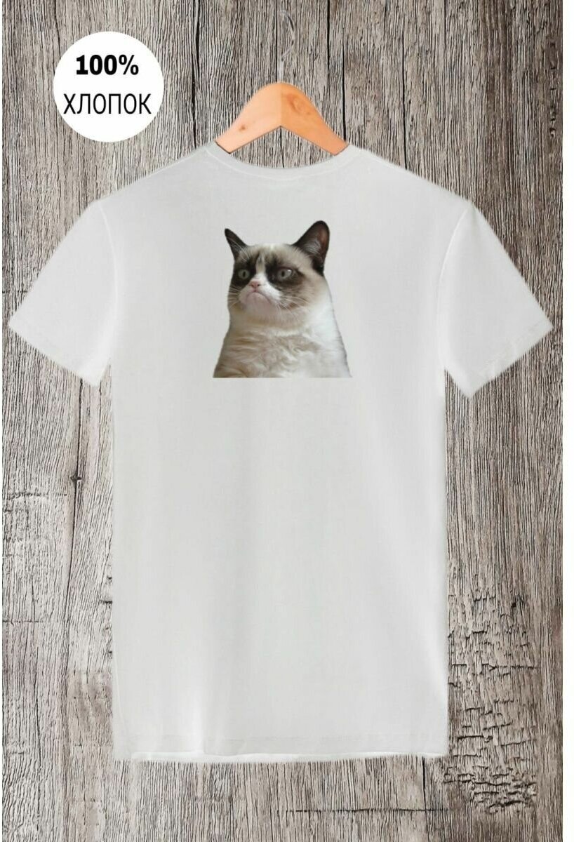 Футболка Народные Мемы Лица Грустный Кот