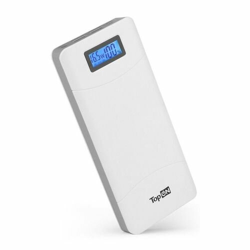 Внешний аккумулятор (Power Bank) TOPON TOP-T72, 18000мAч, белый [101305]
