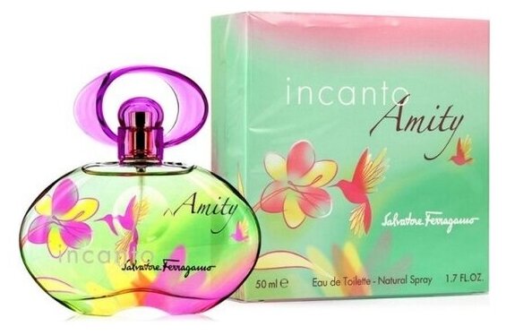Salvatore Ferragamo, Incanto Amity, 50 мл, туалетная вода женская