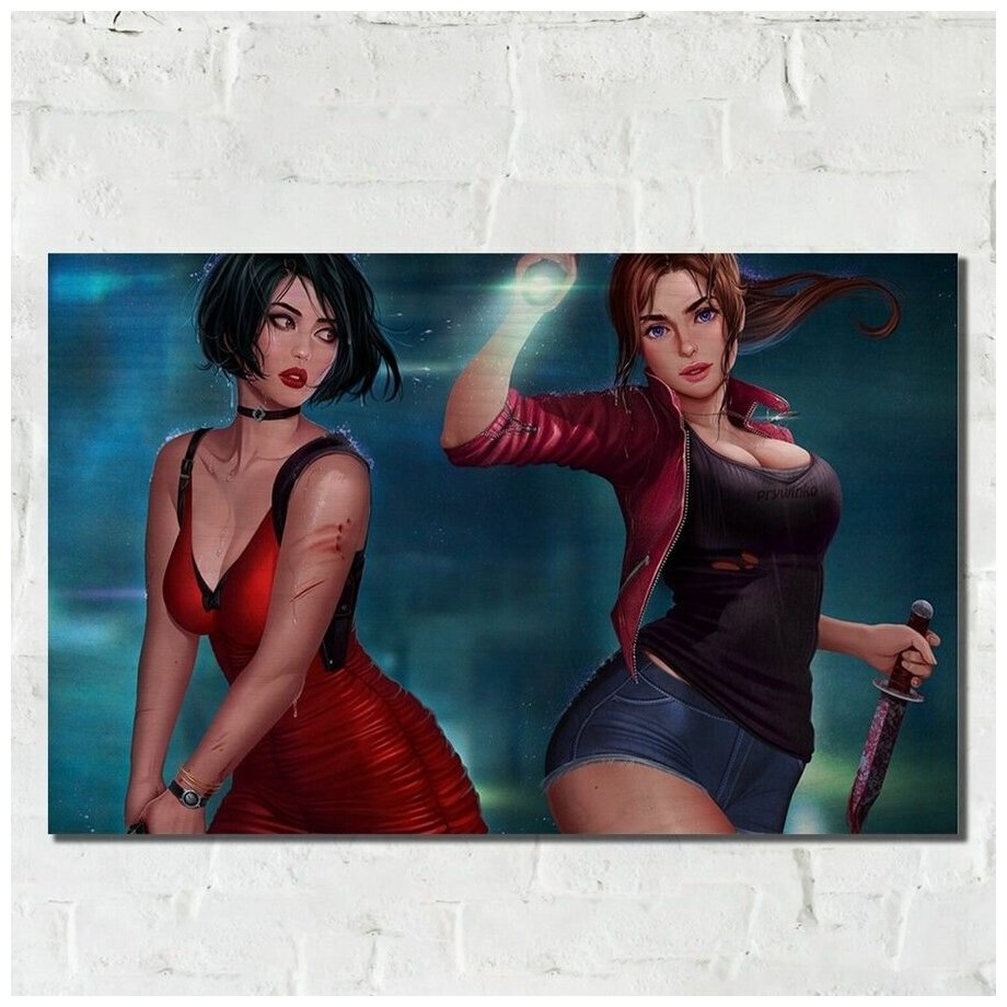 Картина интерьерная на дереве игра Resident Evil 2 (Обитель зла 2) - 11914