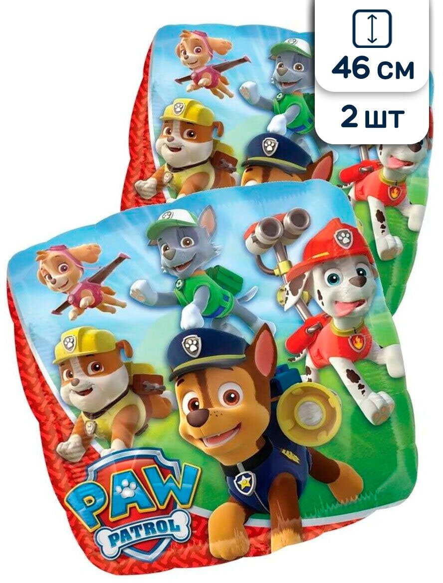 Воздушные шары фольгированные Anagram квадратный, ы Щенячий Патруль, 43 см, 2 шт.