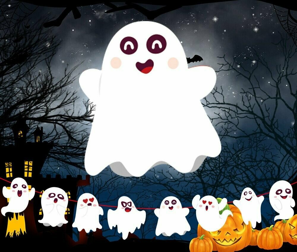 Декор гирлянда Веселый Хэллоуин 300 см