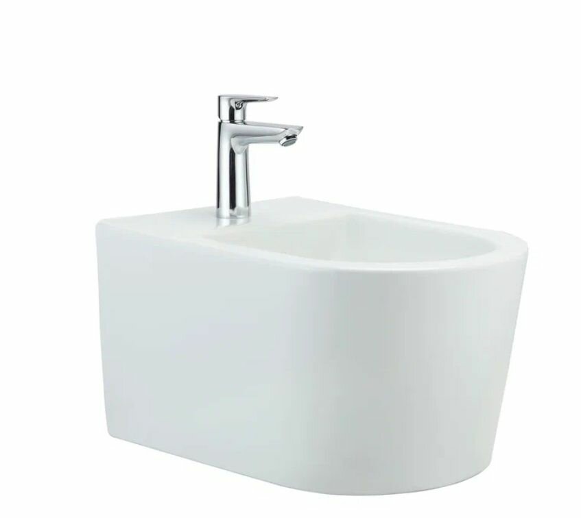 Биде подвесное ALBANO BeWash c отверстием для смесителя, цвет белый глянец 36205001