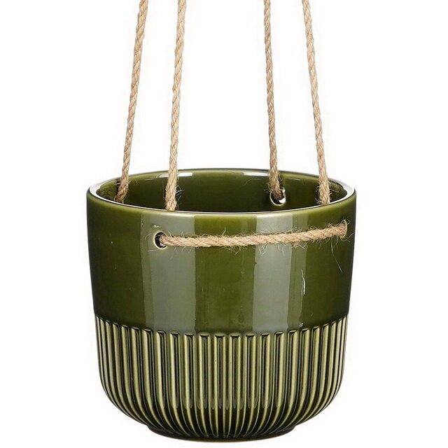Подвесное кашпо Bellagio 17*16 см зеленое, Edelman, 1147360