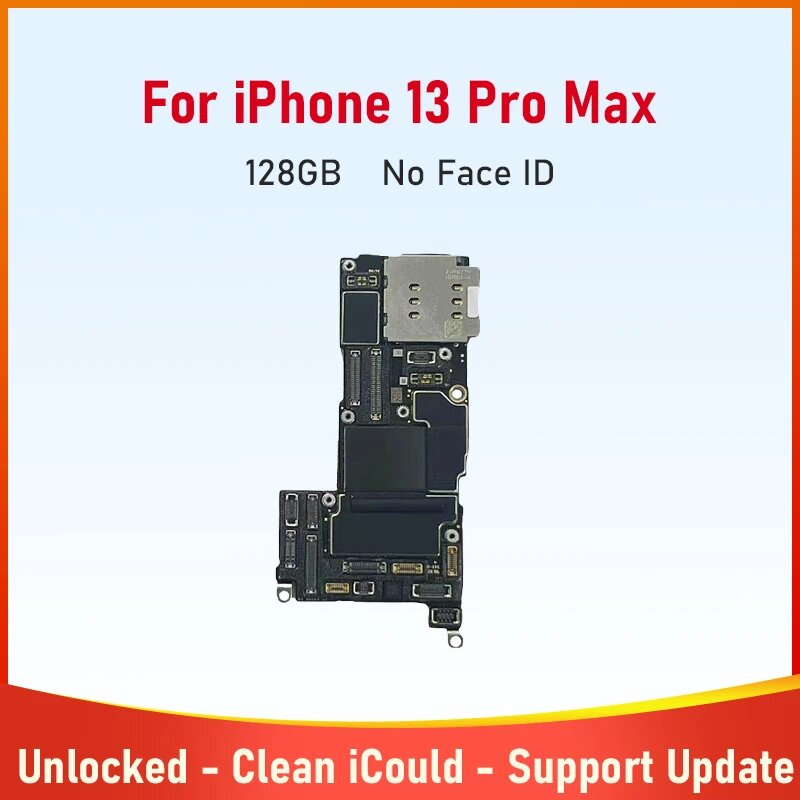 Полностью протестированная материнская плата для iPhone 13 13 Pro 13 Pro Max, материнская плата с разблокированной логической платой Face ID, очищенная iCloud