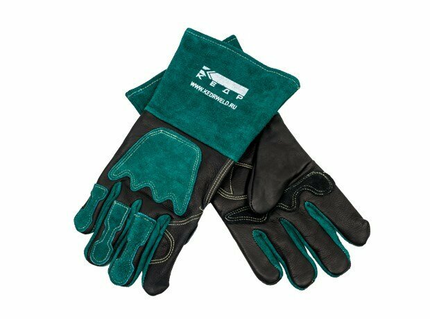 Кедр Краги сварочные кедр КС-20 премиум, (M), черно-зеленые M Черно-зеленый