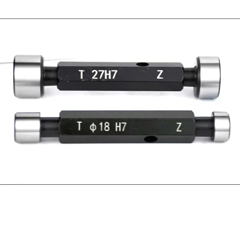 Глянцевый Калибр H7, гладкий калибр, гладкий кольцевой калибр Go no go, измерительный внутренний диаметр, измерительные инструменты 2-30 мм Plug gauge, 12-H7