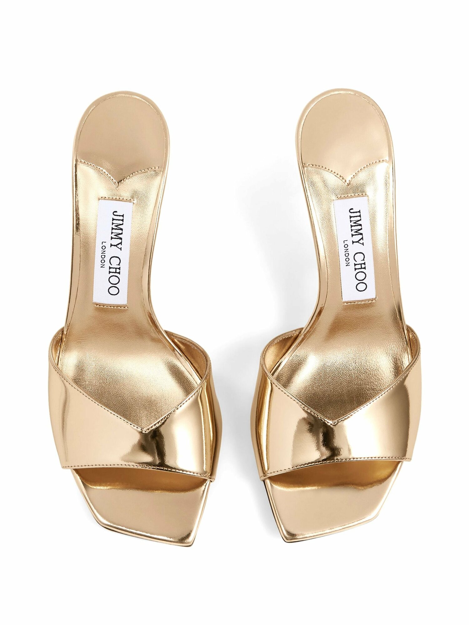 Мюли JIMMY CHOO Skye, размер 37.5, gold — фото 1