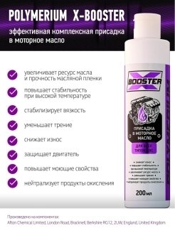 POLYMERIUM X-BOOSTER присадка в моторное масло 200 ml