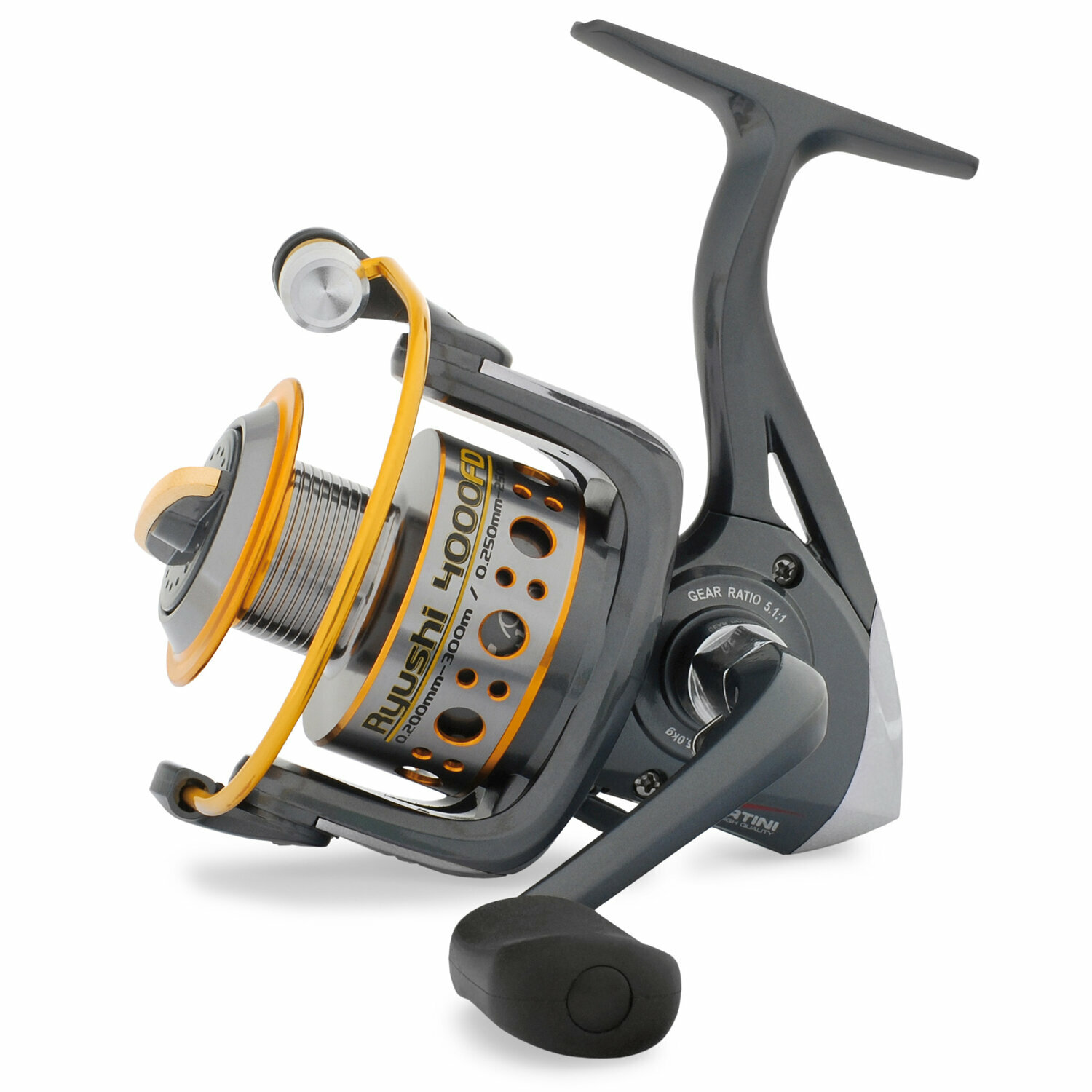 Катушка RYUSHI 5000 (0,25мм/300м; 5BB + 1RB; 5,2:1; вес 384 гр)