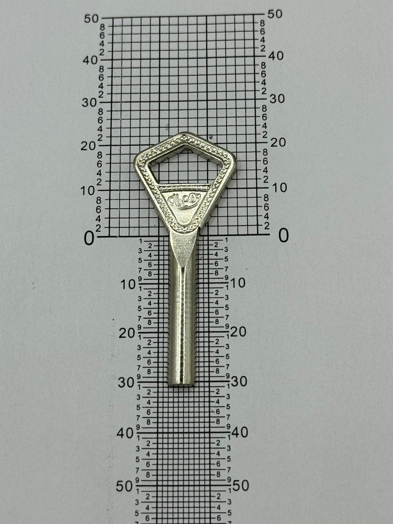 Заготовка английского ключа, ABL1_AB1_AY1_S11ABY_Abloy латунь финский, 100 шт.