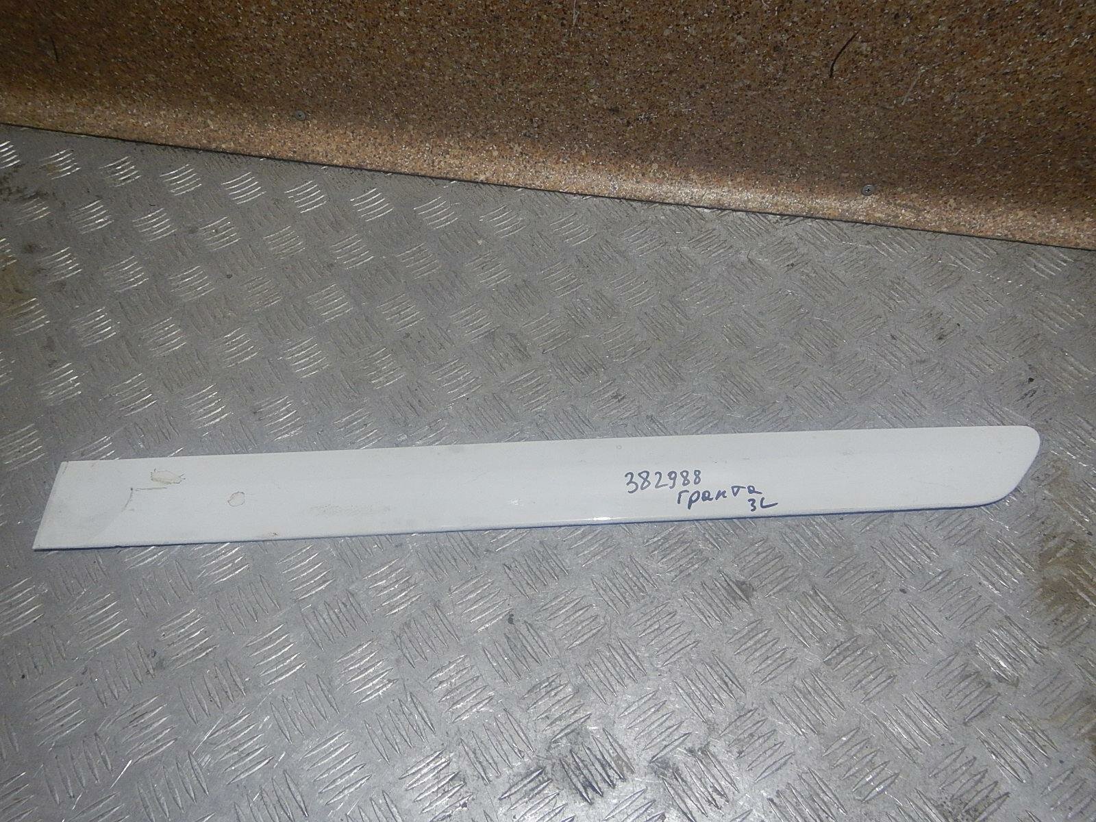 Б/У Молдинг двери задней левой, ВАЗ (VAZ)-LADA GRANTA (гранта) (11-18) LADA GRANTA (Гранта) (11-18) Царапины. 382988 LAD...