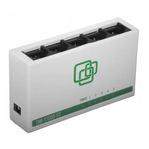 Коммутатор SNR SNR-S1000-5T, неуправляемый