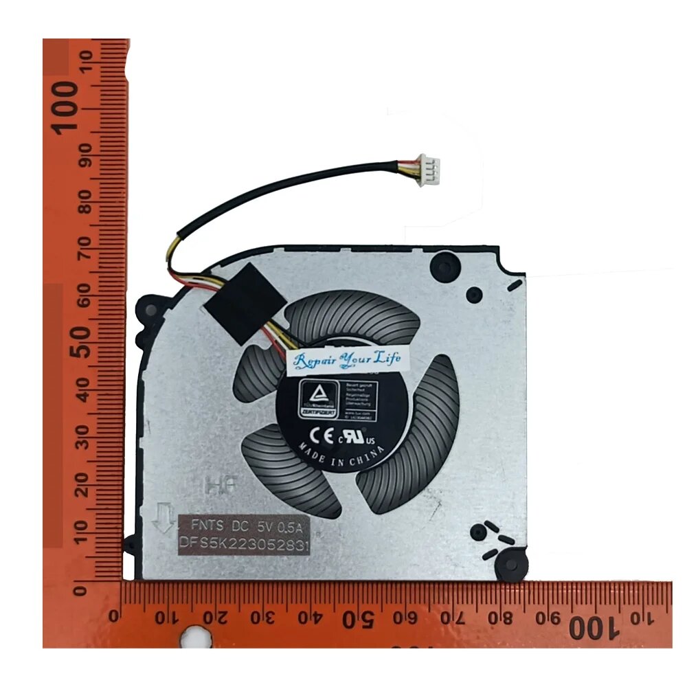 Охлаждающий вентилятор для ноутбука Machenike F117-7Plus / L17 Gen 12 CPU FNTS