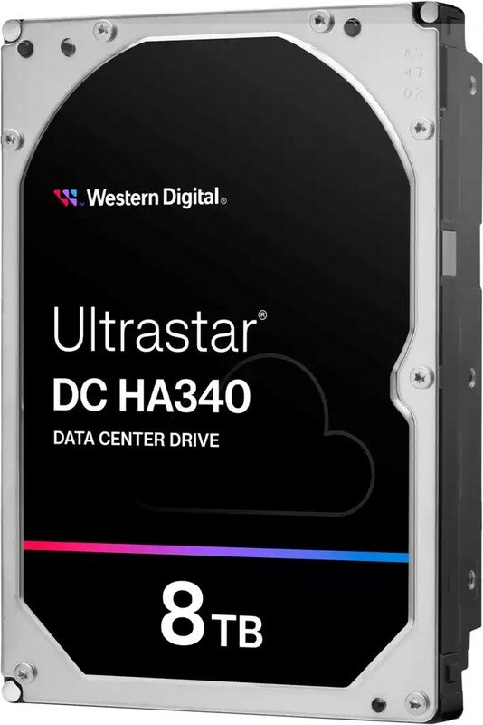 Western Digital Жесткий диск 8ТБ Western Digital Ultrastar DC HA340 WUS721208BLE604, 7200об./мин, 256МБ (SATA III) (oem)
