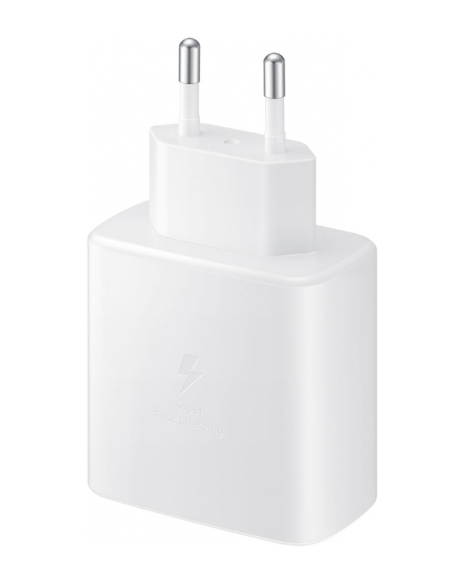 Сетевое зарядное устройство для Samsung / Адаптер питания Super Fast Charging 45W / Быстрая зарядка 45W / White
