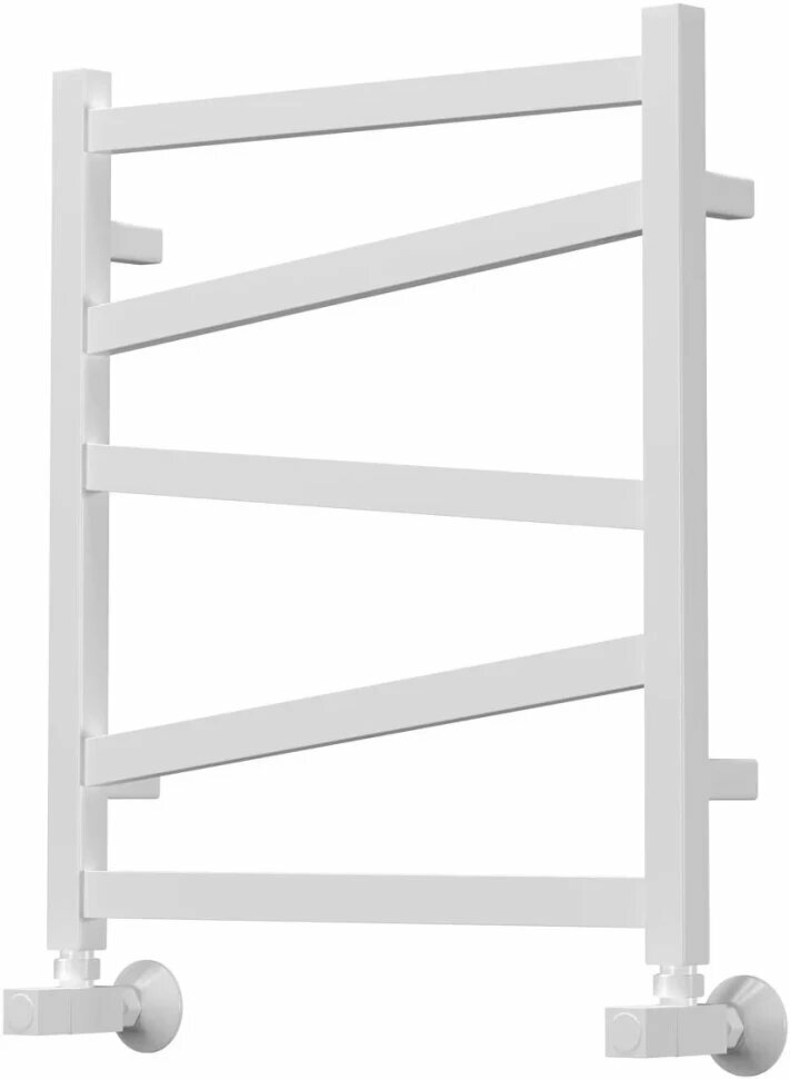 Полотенцесушитель водяной Point Феникс П5 PN15156W 600x530, белый матовый