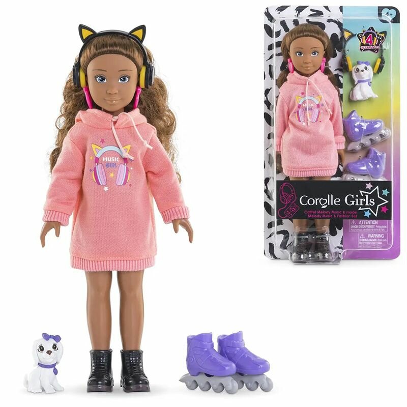 Corolle Girls Fashion Doll Toy Set / Детская модная кукла-одевалка с 11-дюймовой куклой и аксессуарами для одежды, подходит для детей от 4 лет и старше