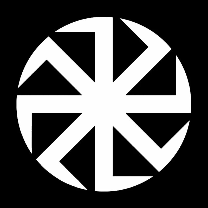 Наклейки на авто Коловрат Амулет Без Круга водонепроницаемые наклейки на машину наклейка для авто автонаклейка стикер этикеты винила наклейки стайлинга автомобилей украшения на бампере автомобиля заднее стекло 41270 White, 6x6 cm