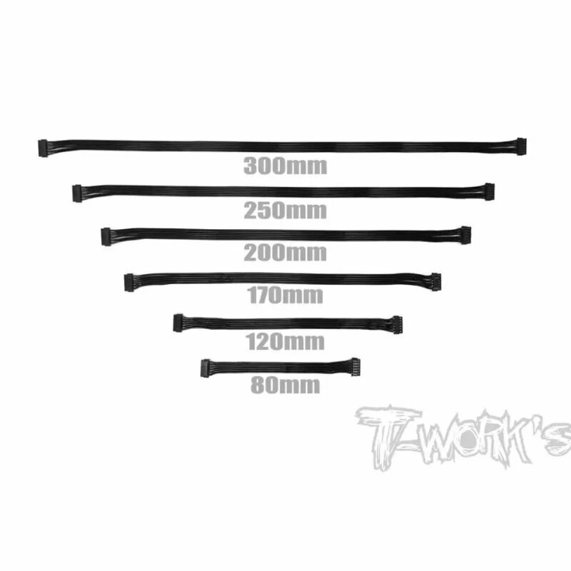 Плоский датчик кабель EA-038 BL черный 250mm