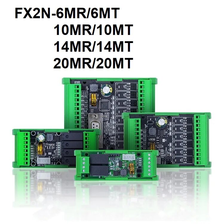 FX2N-6MR/10MR/14MR/20MR 6MT/10MT/14MT/20MT Плата ПЛК с корпусом Высокоскоростной счетчик Аналоговый 2AD 0-10 В DC24V Релейный транзисторный выход