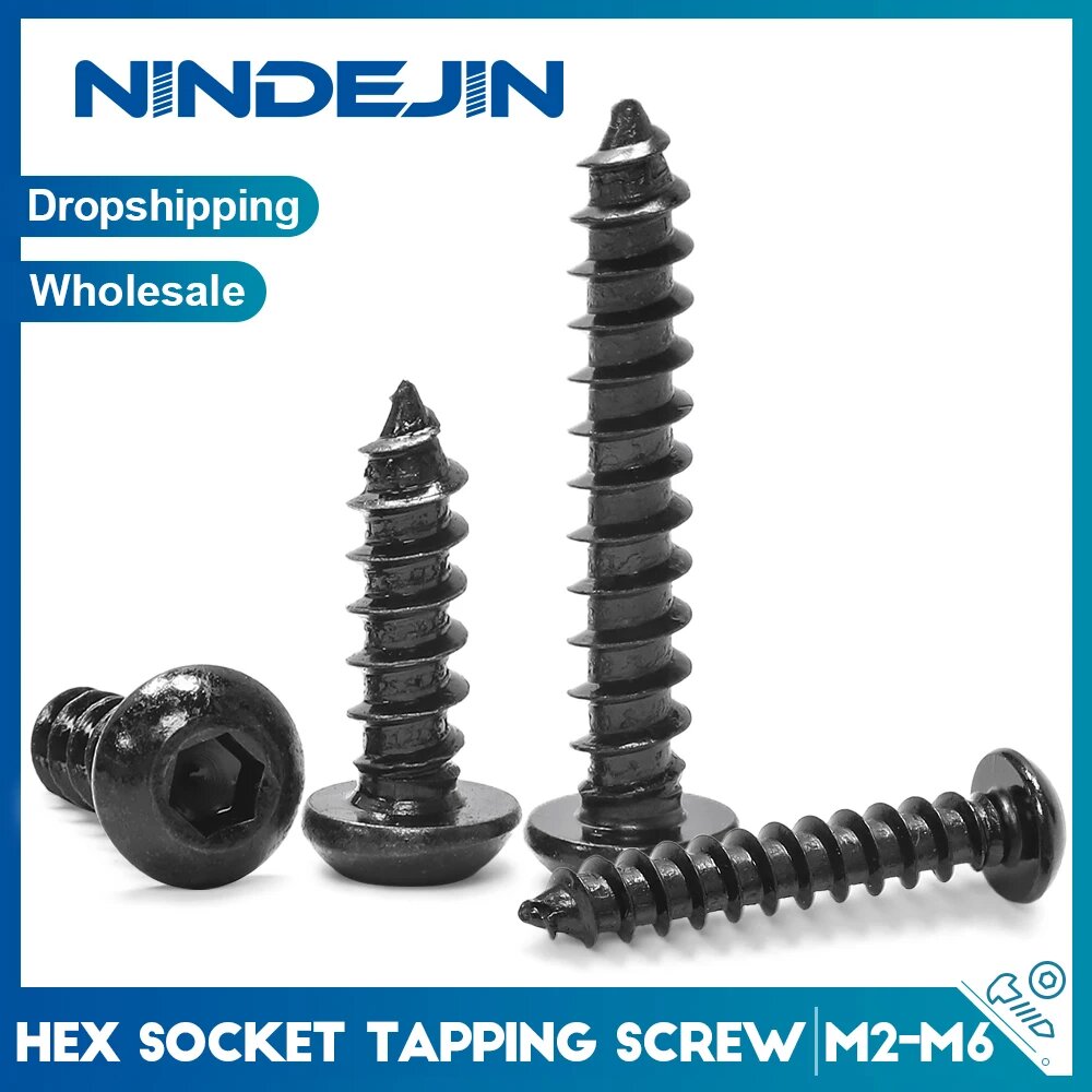 Саморезы по дереву NINDEJIN M2 6mm 100шт