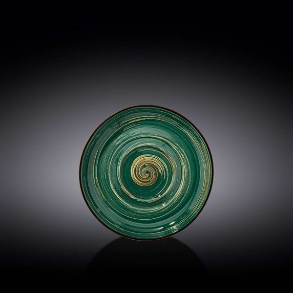 Блюдце Spiral Green 16 см. Wilmax