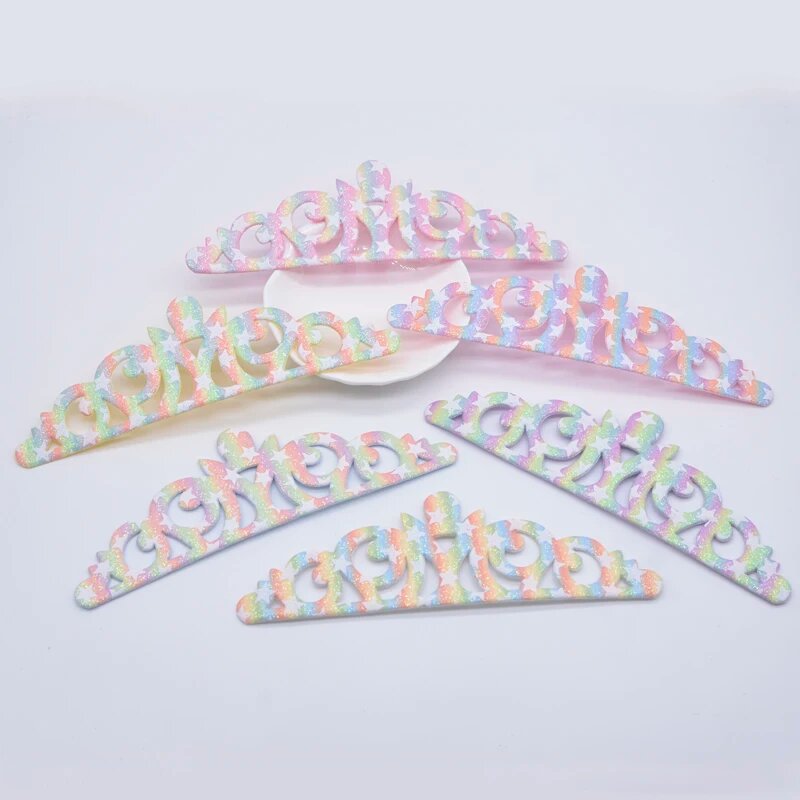6 шт. блестящие аппликации короны Diy Super Paradise 140*45 мм Мульти, Multicolor