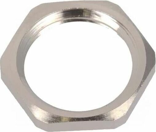 Гайка HUMMEL 1.161.1600.50 M16 латунь никель Thk 2,8мм Ключ 19мм Шаг 1,5 1 шт