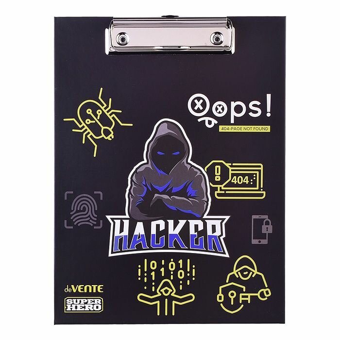 Клипборд deVENTE "Super Hero", A5, 180х240 мм, толщина картона 2 мм, матовая ламинация