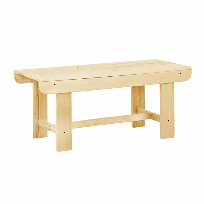 Лавка Добропаровъ из наличника, 100х40х43,5 см, из липы