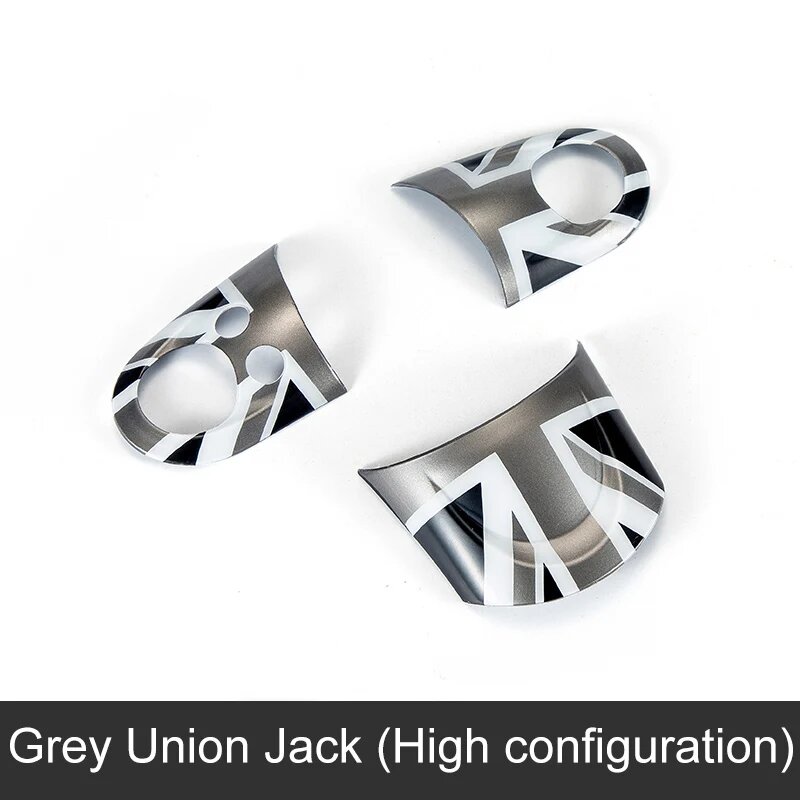 Чехол на руль Mini Cooper, аксессуары для украшения интерьера, наклейки для R55 R56 (High) Grey UK