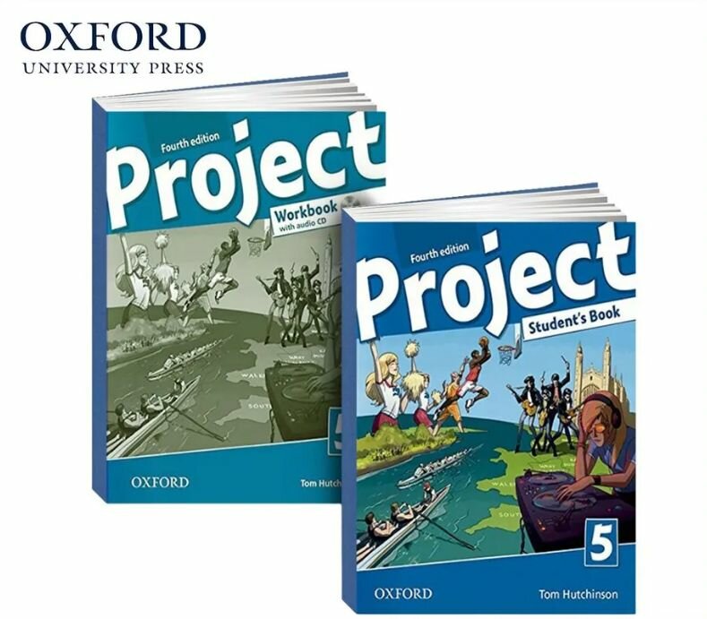 Project 5 (4th edition) Комплект Student's book + Workbook + CD/DVD Hutchinson Tom