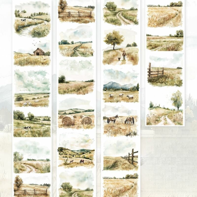 Декоративная клейкая лента Mr.Paper с цветочным рисунком, запись поверх рисунка, 200 см, для скрапбукинга, оформления фотоальбома, ручного чехла для телефона и открыток, творческий DIY-аксессуар