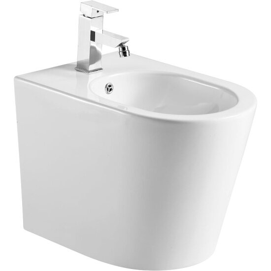 Биде Aquatek напольное AQ1276-00 оберон/ бетта 545*364*393мм, крепеж