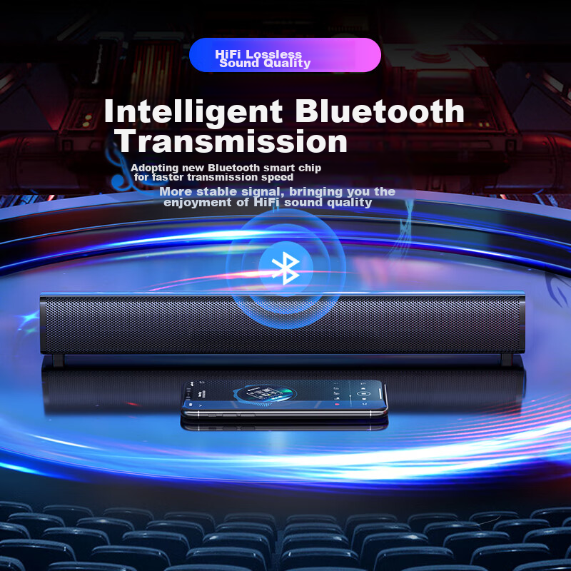 Newmine BT61 Computer Speakers, Bluetooth Speaker for Home And Desktop, Subwoofer, Multimedia Speakers for PC And Laptop, Gaming Speakers, Wired Mini Speakers