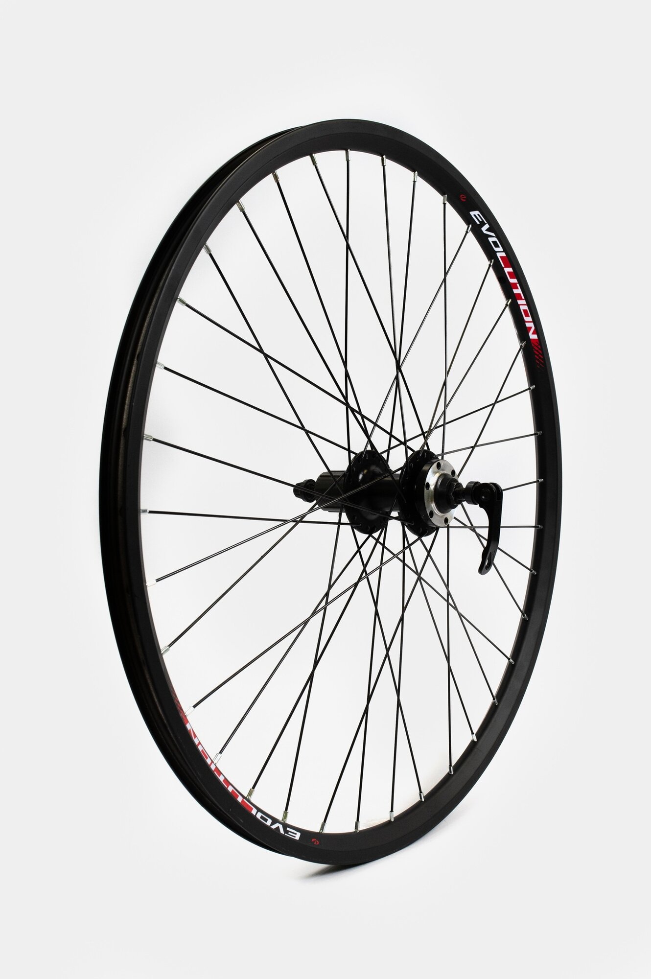 Колесо заднее 26" EVOLUTION профиль алюминиевый, двойной, 36H, втулка ал, под кассету, диск