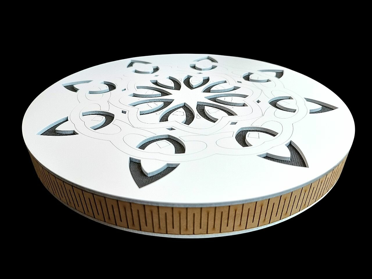 Шум ручья Мандала 185 мм Белый