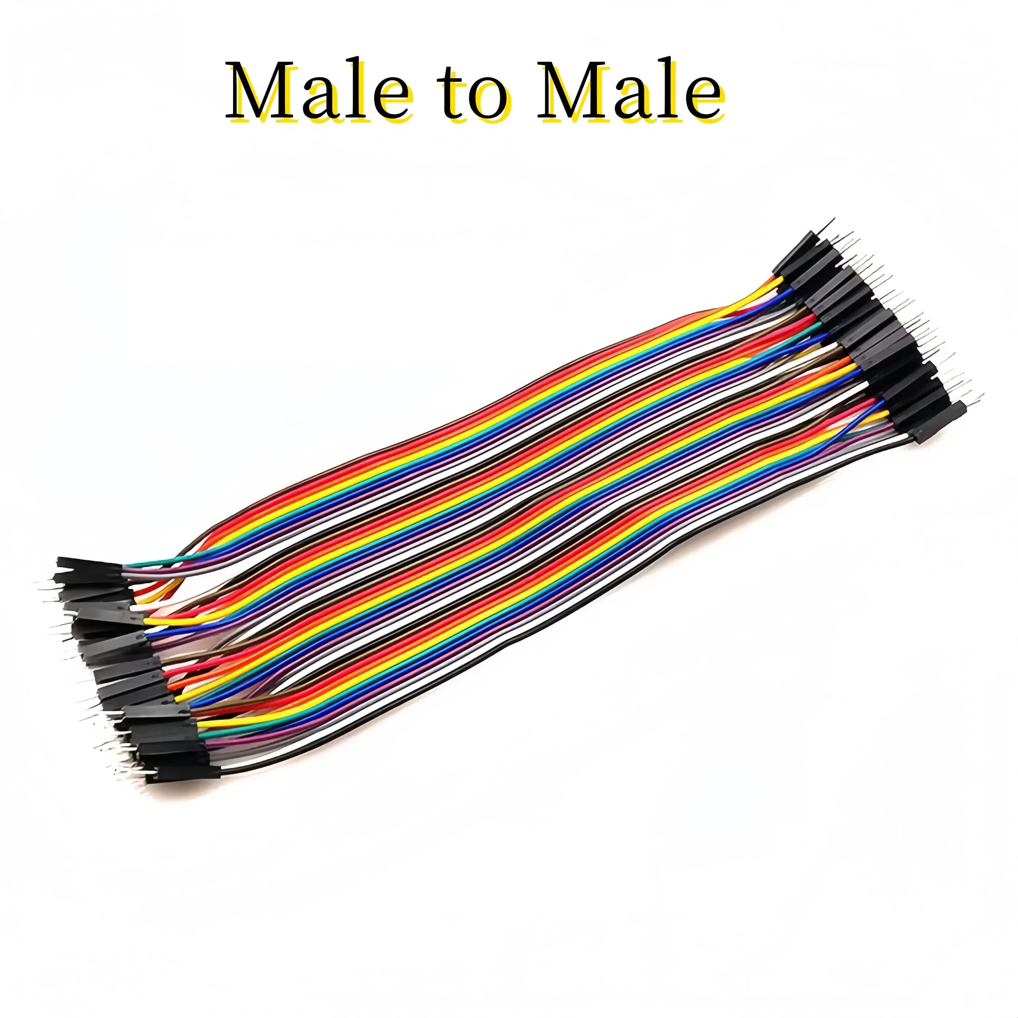 Dupont кабель Male to Male 20см, 40pin