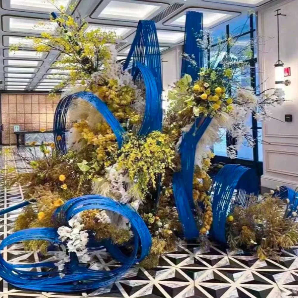 Деревянные изделия из бамбука 16x300cm, Глубокий сапфир