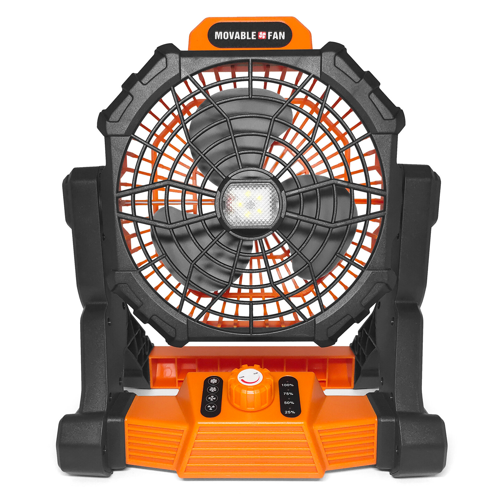 Лампа-Вентилятор для Кемпинга: 7800 мАч Аккумулятор - До 20 Часов Света и 10 Часов Обдува - Портативная Лампа-Вентилятор с Дистанционным Управлением для Палаток и Природы
