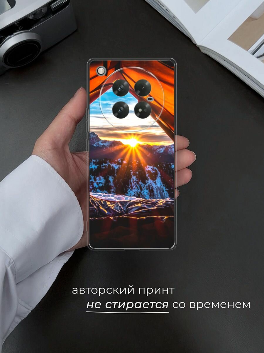 Чехол на Infinix Zero 40 5G / Инфиникс Зеро 40 5G с принтом "Горы 7" — фото 1